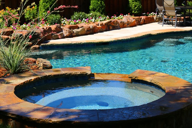 Black - Traditional - Swimming Pool & Hot Tub - Dallas - by Premier ...