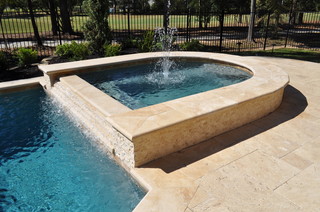 Blackwell-Blue Granite Pebble Sheen - Pool - Houston - by Supreme Pools ...
