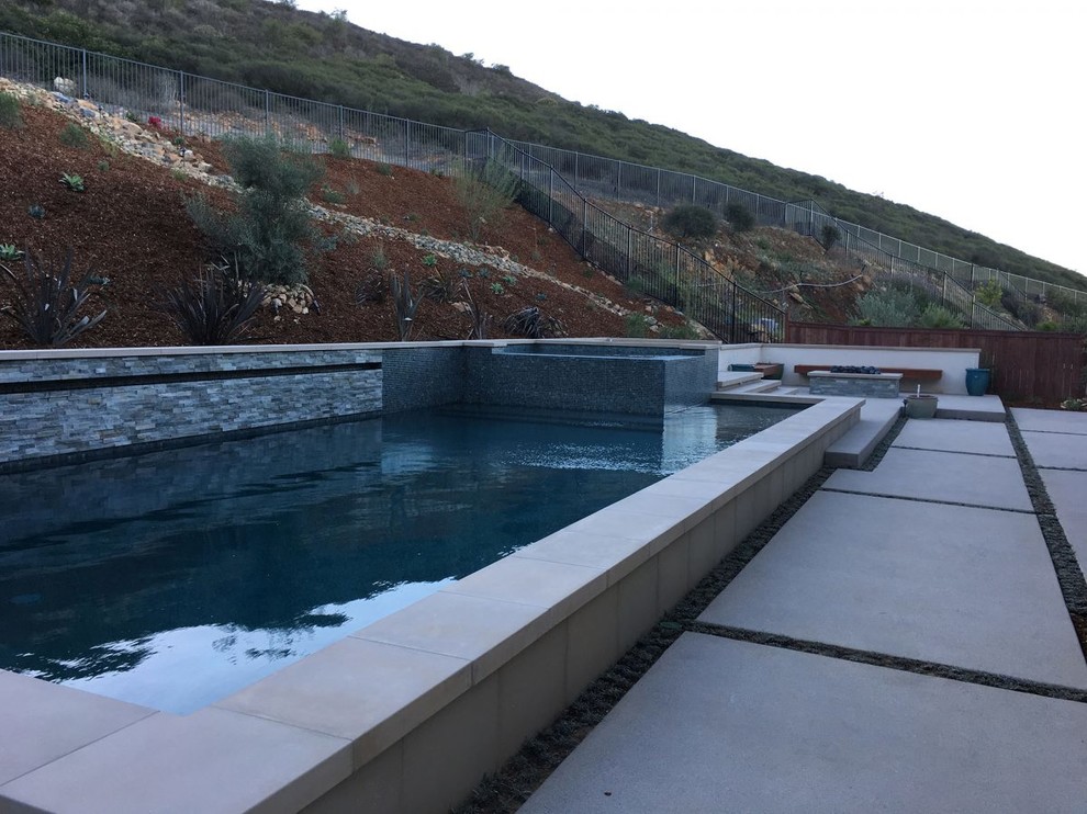 Blue Stone - Custom Pool - Contemporary - Pool - San Diego - by Blue ...