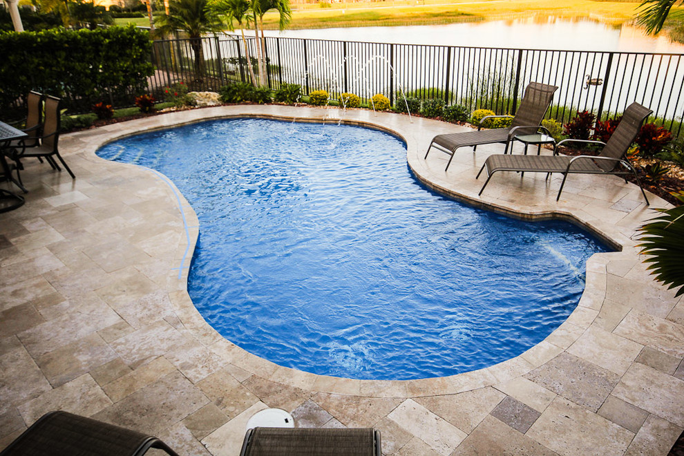 Boynton Beach - Lagoon/Freeform Pool - Tropical - Pool - Miami - by Van ...