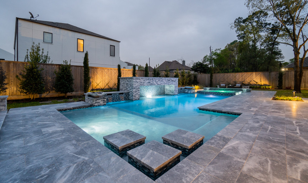 Bradshaw Family - Contemporary - Pool - Houston - by Richard's Total ...