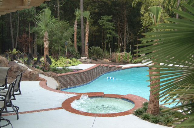 Brick Pool - Traditional - Pool - Other - by Crystal Pools LLC | Houzz AU