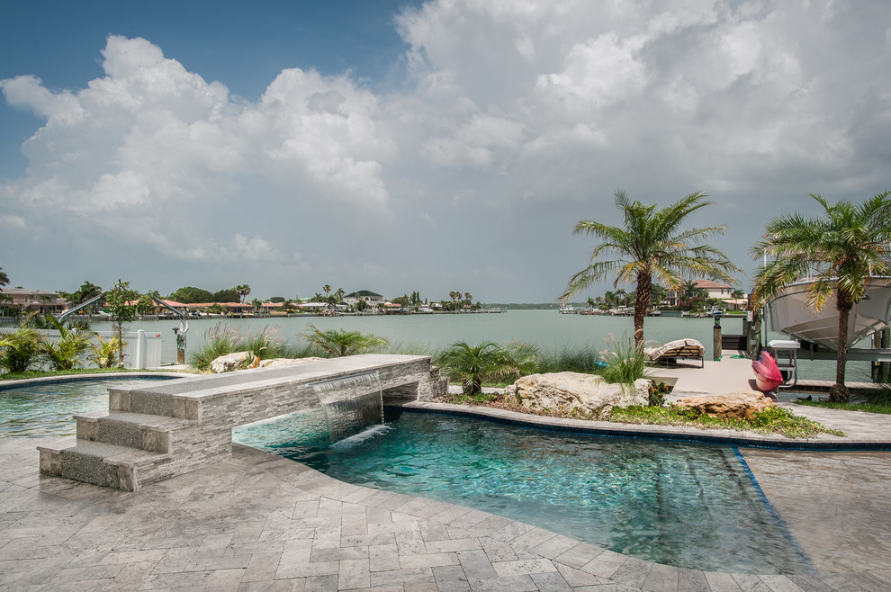Bridge Pool - Beach Style - Pool - Tampa - by Pools By Jordan | Houzz