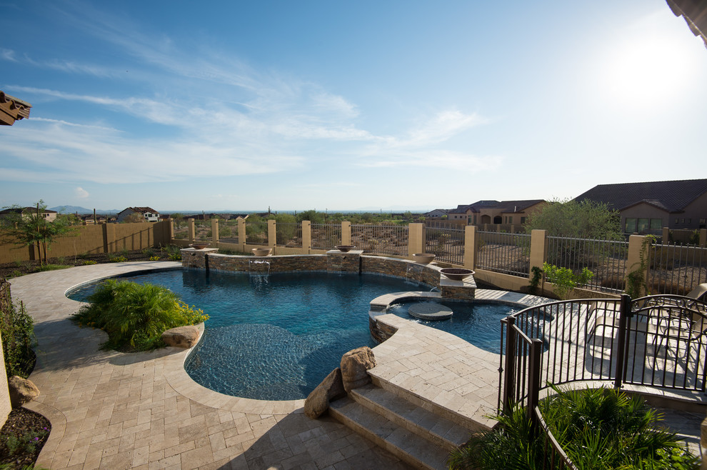 Brienholt - Modern - Pool - Phoenix - by California Pools & Landscape ...