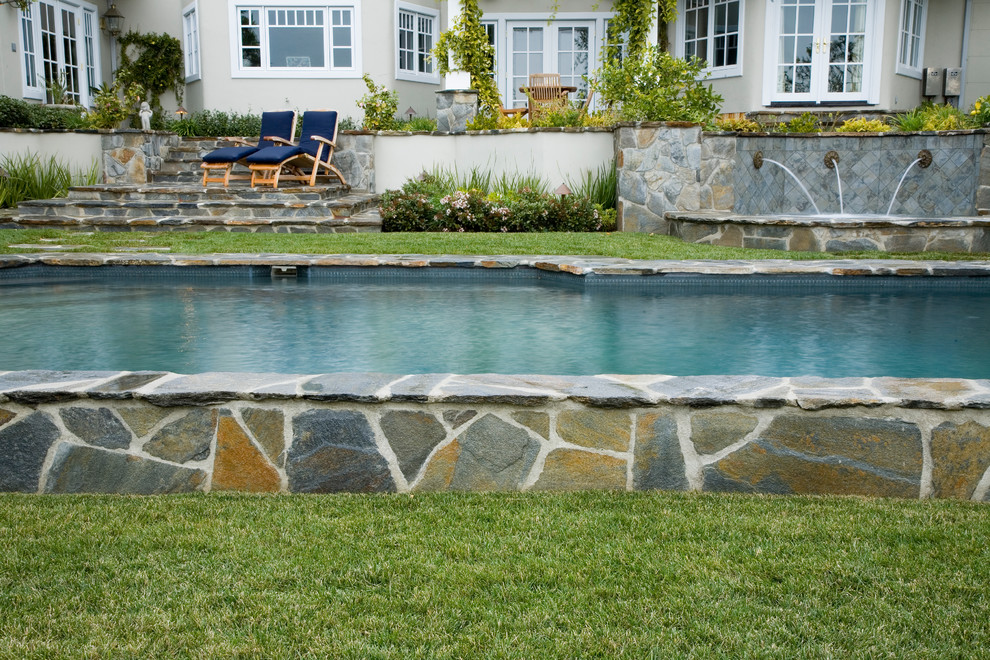 Broken Bit - Traditional - Pool - Orange County - by Mudd Industries ...