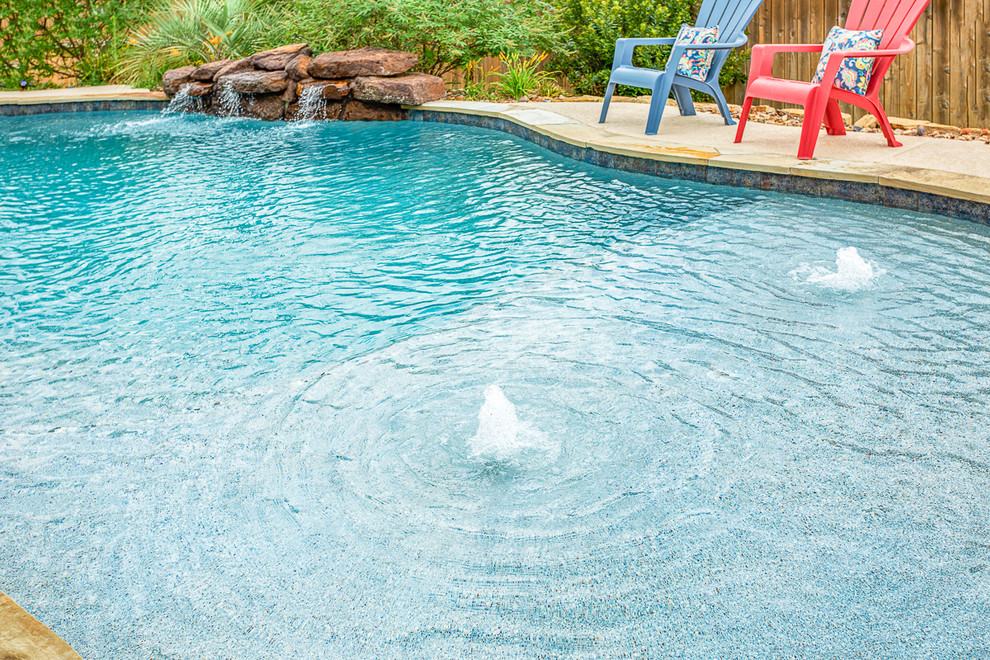 Bubblers on Beach Entry - Beach Style - Pool - Other - by Paradise ...