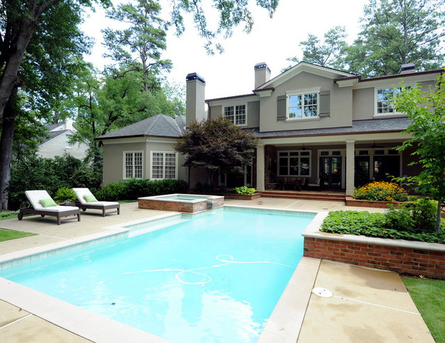 Buckhead Home Renovation and Addition - Traditional - Pool - Atlanta ...