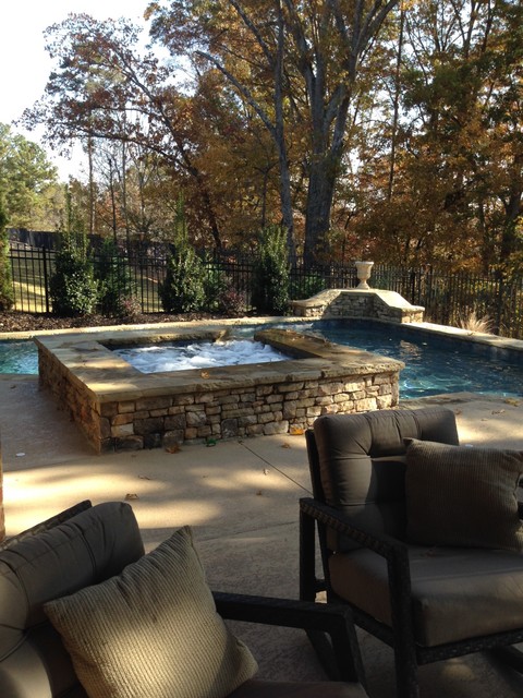 Buford Georgia Swimming Pool - Craftsman - Pool - Atlanta - by Sandals ...