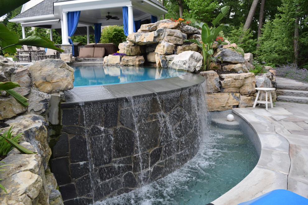 Building a Dream Backyard - Modern - Pool - New York - by Braen Supply ...