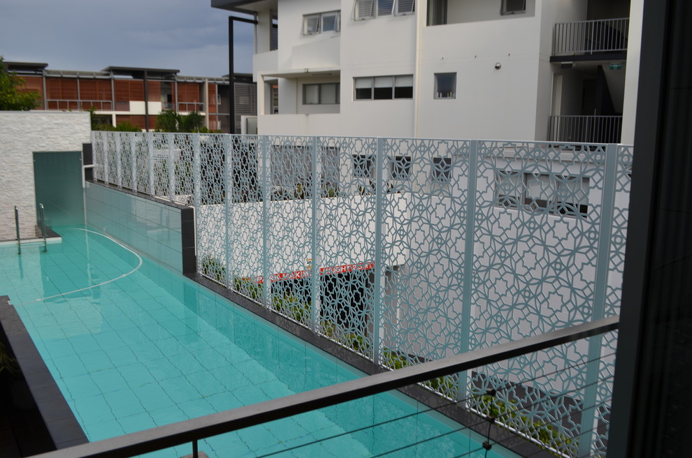 Bulimba laser cut screen poolside and sliding deck screens ...