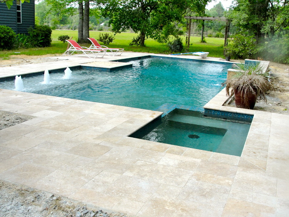 Bush swimming pool - Traditional - Pool - New Orleans - by Crystal ...