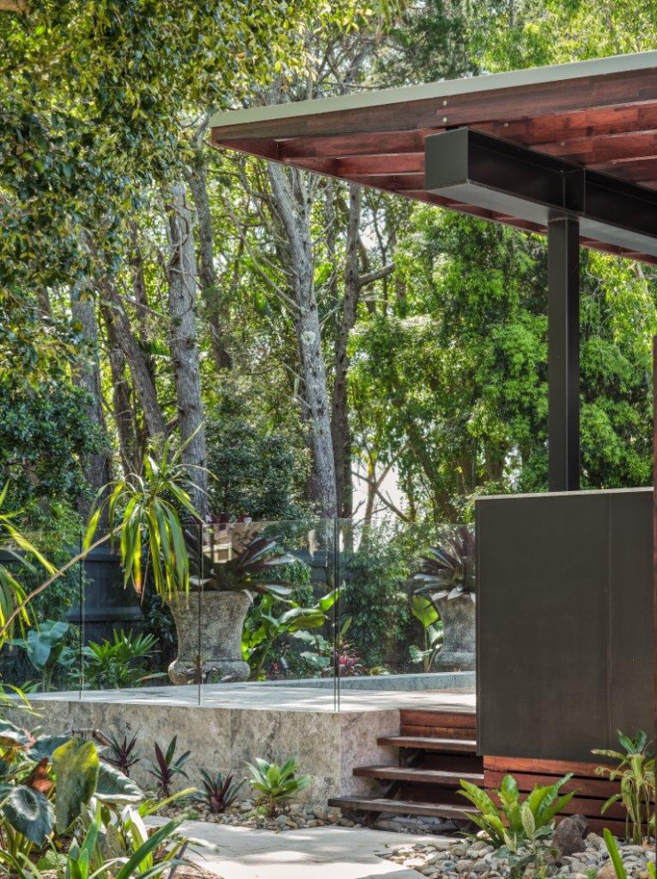 Byron Bay Tropical Lap Pool - Space Studio - Tropical - Pool - Gold ...