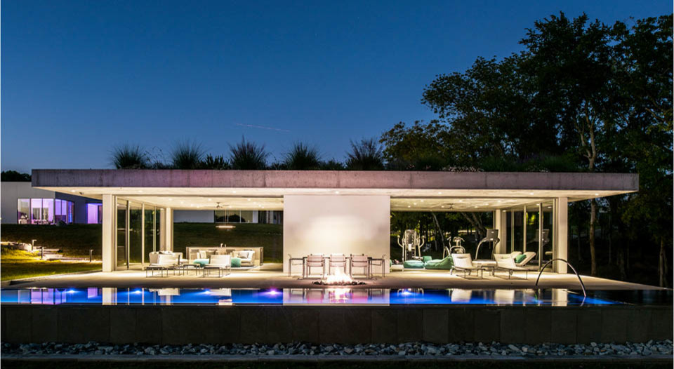 Cabana Pool House - Modern - Pool - Dallas - by Wernerfield ...