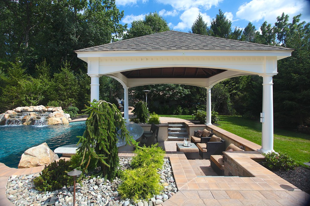 Cabanas, Pergolas, Tiki Bars - Traditional - Pool - New York - by ...