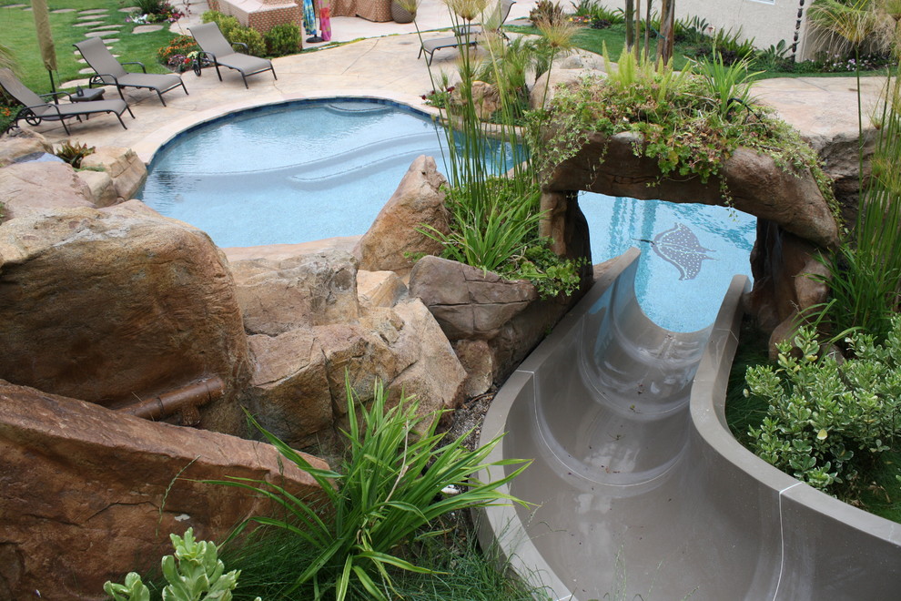 Cabo Style - Tropical - Pool - Los Angeles - by Green Scene Landscaping ...