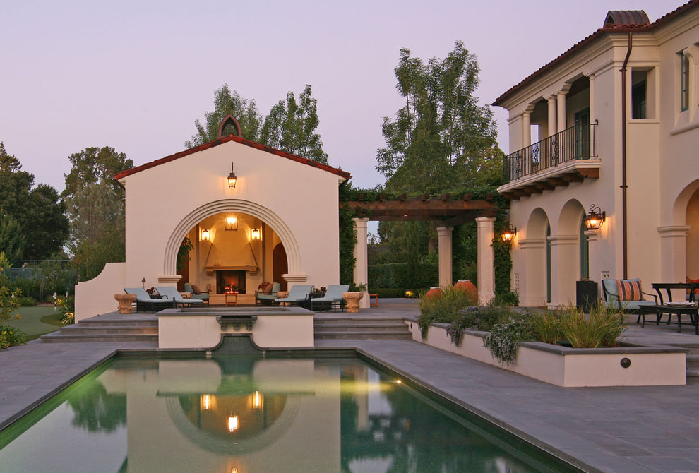 California Mission Style Eclectic - Mediterranean - Pool - San ...