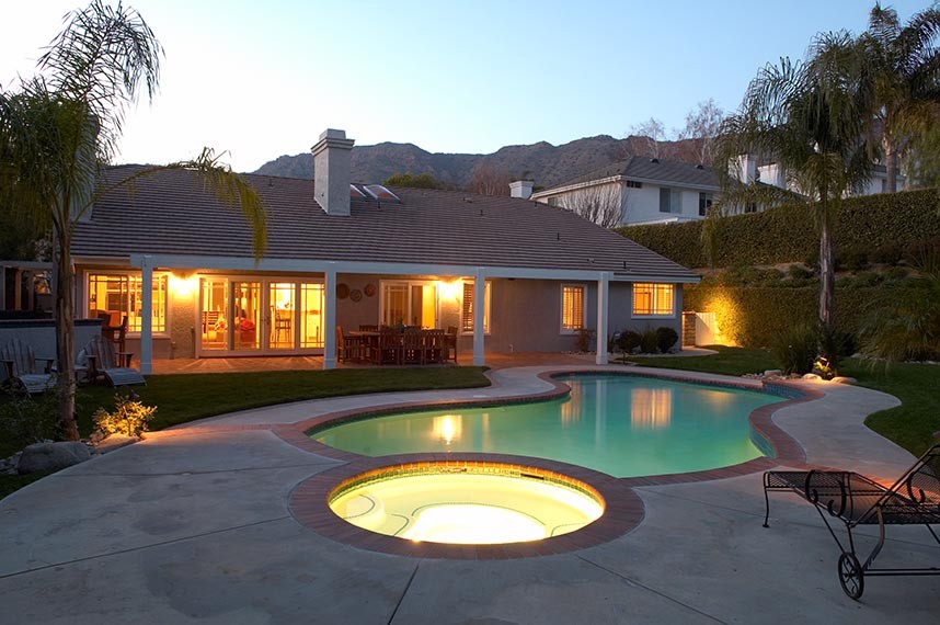 California Traditional Pool Area - Eclectic - Pool - Los Angeles - by ...