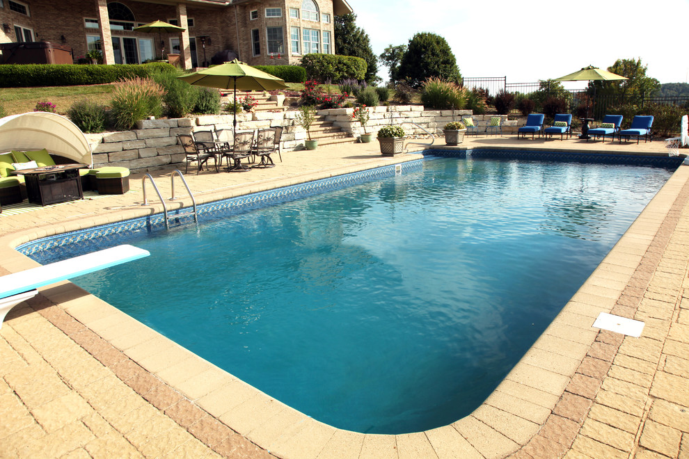 Cameron Inground - Pool - Columbus - by Aaa Spa And Pool Services | Houzz