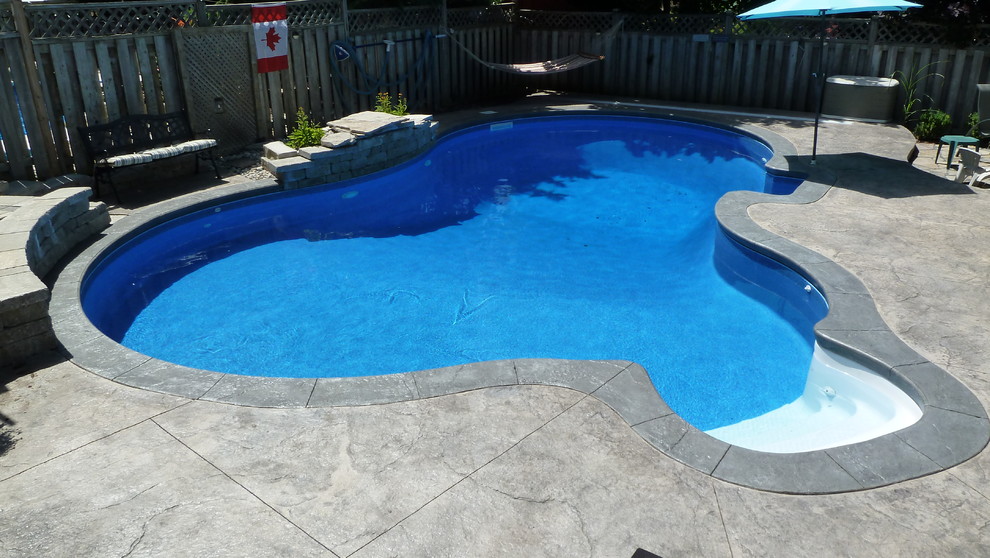 Cantilever Concrete Coping Edges - Transitional - Pool - Toronto - by ...