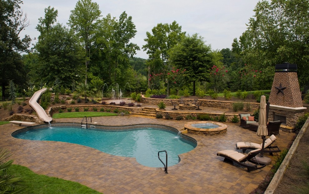 Canton, GA Renovation - Traditional - Pool - Atlanta - by LUSK POOLS ...