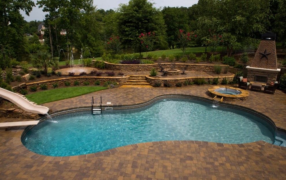 Canton, GA Renovation - Traditional - Pool - Atlanta - by LUSK POOLS ...