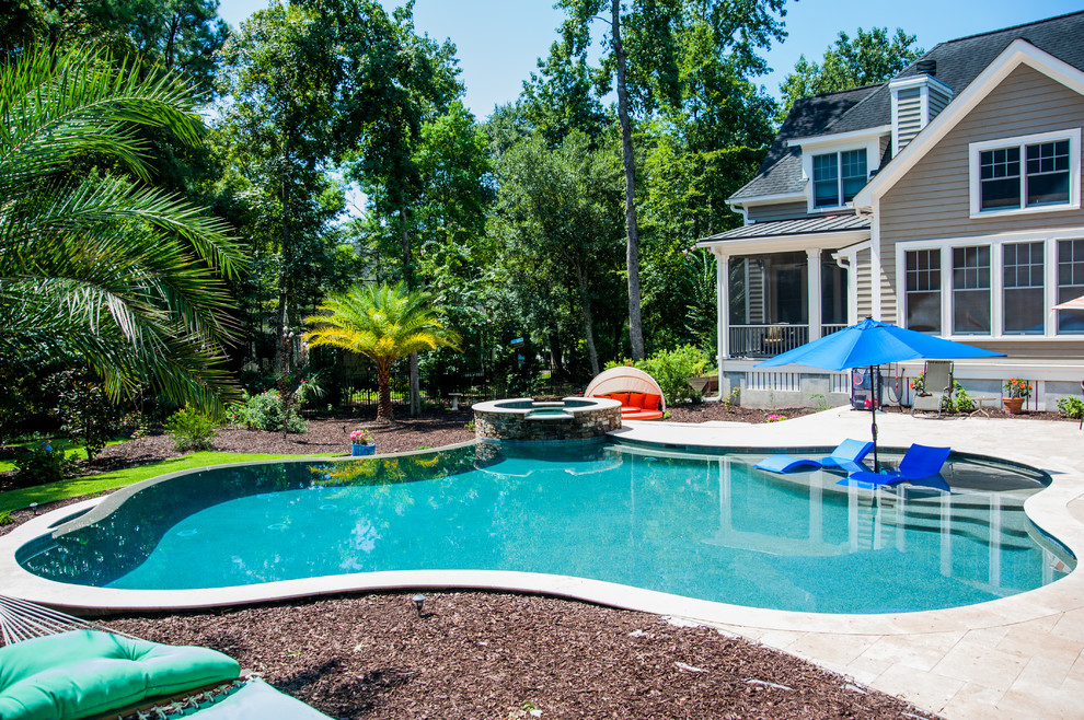 Canyon Oaks Drive and Eifes Field Land - Traditional - Pool ...