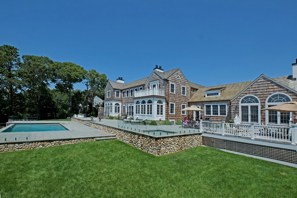 Cape Cod estate - Beach Style - Pool - Boston - by Cobblestone Group ...