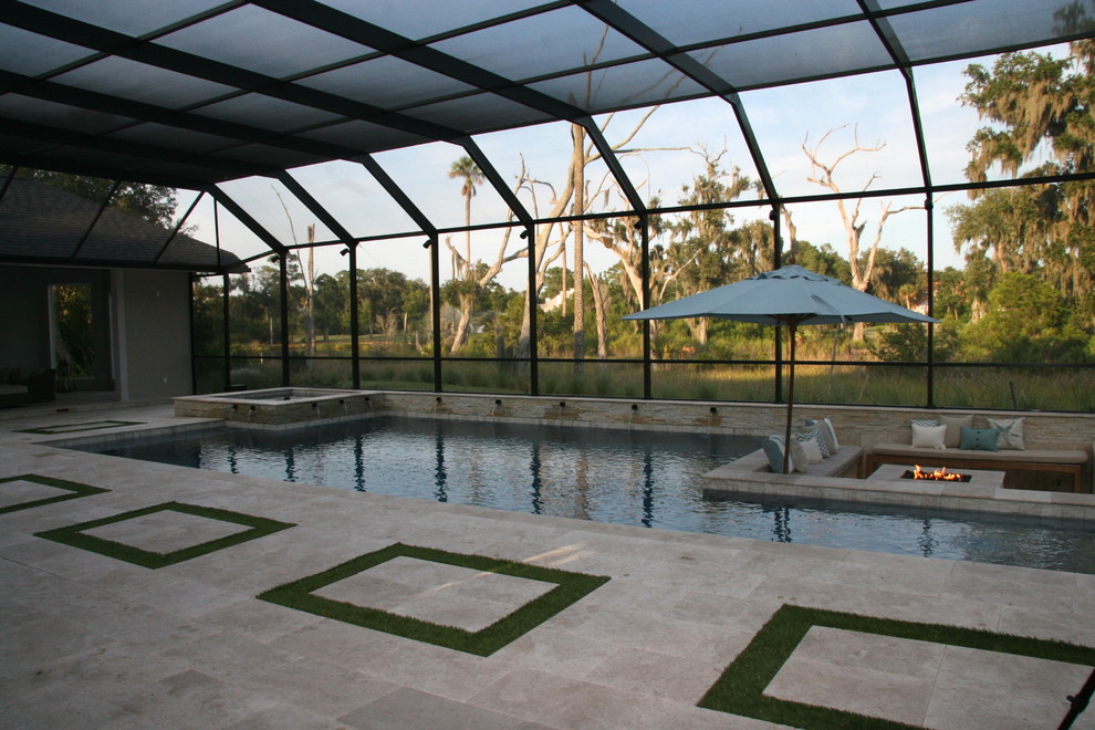Carroll Pool - Traditional - Pool - Jacksonville - by Coastal Luxury ...