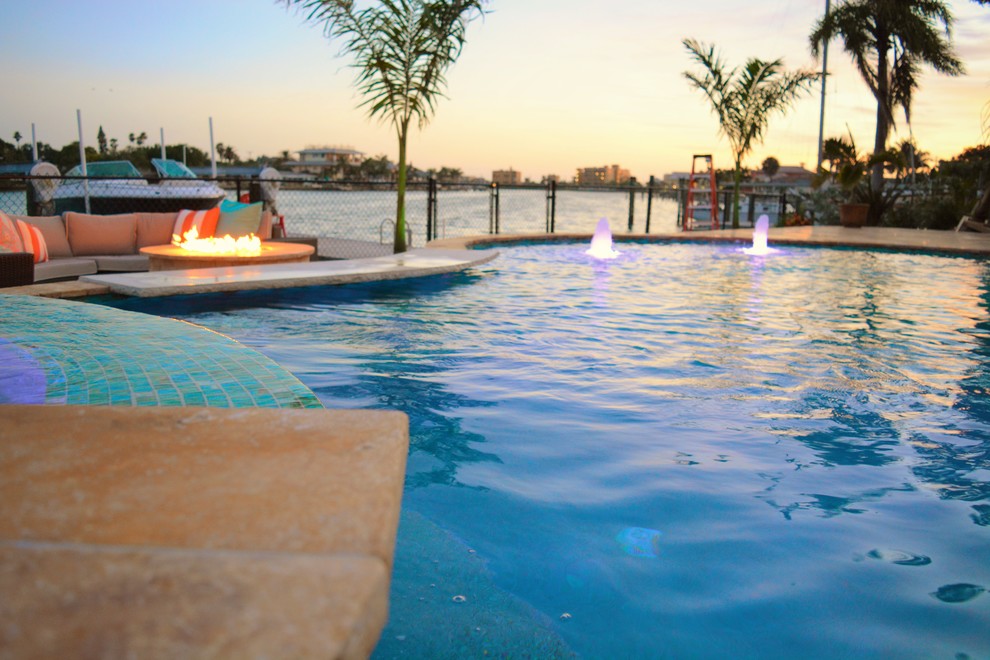 Carson - Beach Style - Pool - Tampa - by Caribbean Pools & Spas, LLC ...