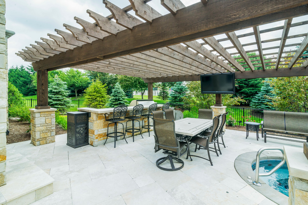 Casually Elegant Custom Home- Naperville IL - Traditional - Patio ...