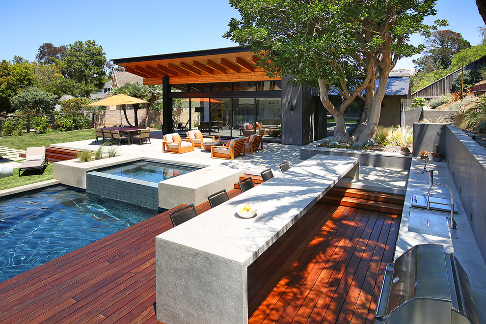 Catamaran - Contemporary - Pool - Orange County - by GDM Landscape Inc ...