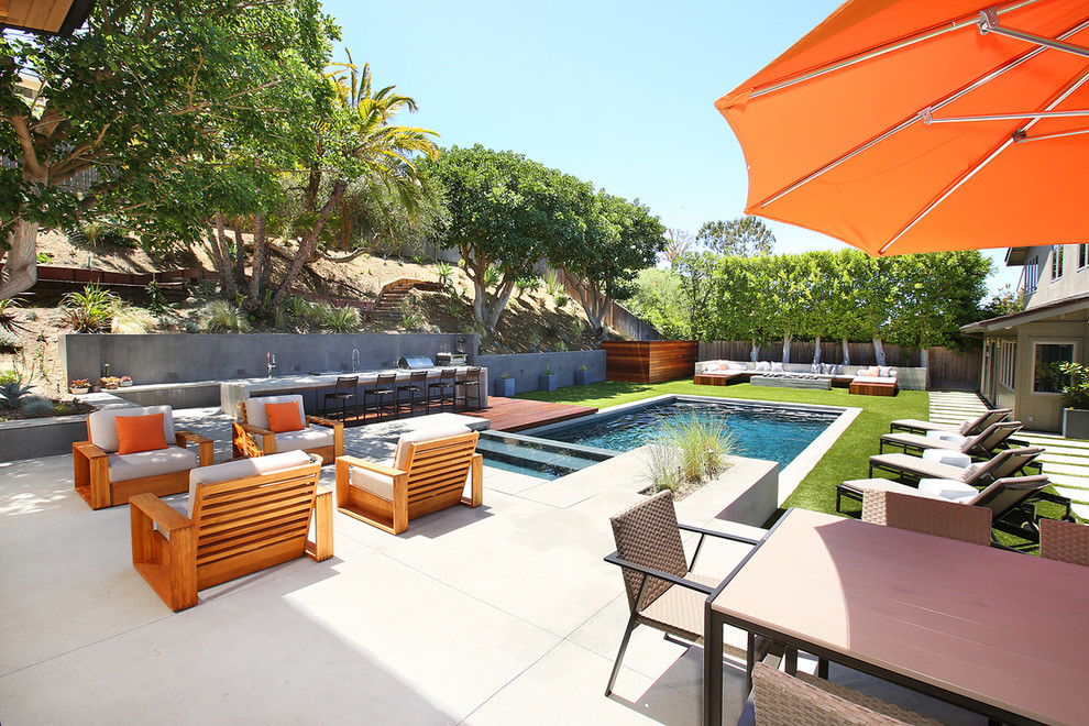 Catamaran - Contemporary - Pool - Orange County - by GDM Landscape Inc ...