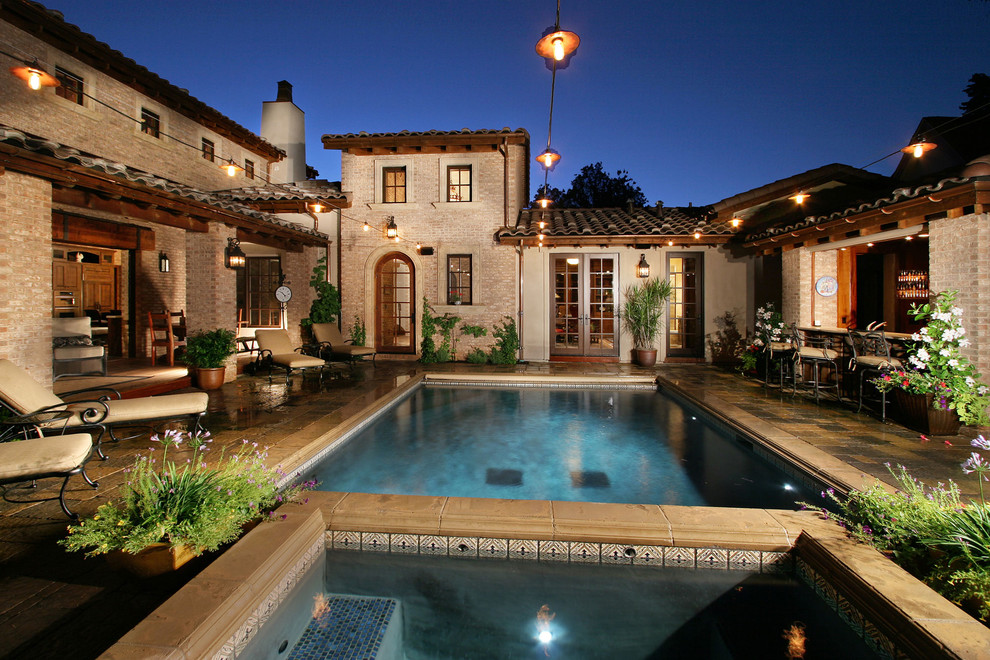 Celebrity Custom Homes - Mediterranean - Pool - Denver - by Celebrity ...