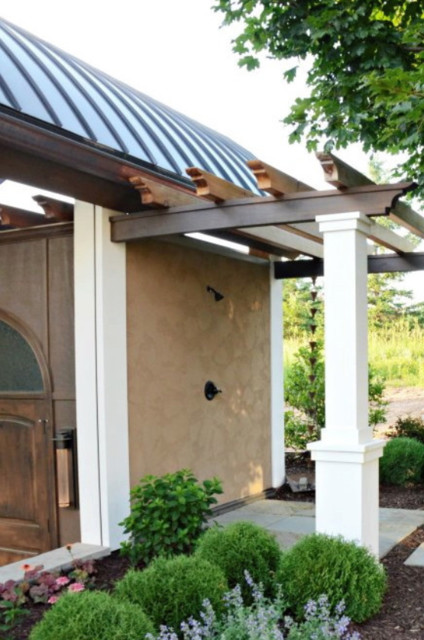 Clamshell Pool House - Klassisch - Pools - Minneapolis - von EdgeWork ...