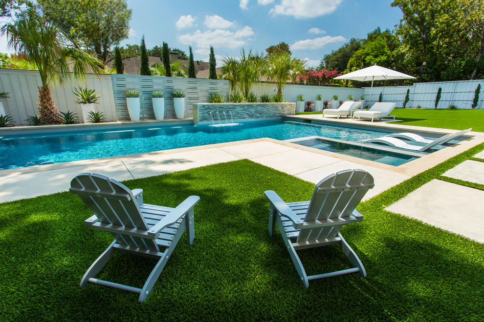 Classic and Clean - Midcentury - Pool - Dallas - by Vernon Wentz | Houzz