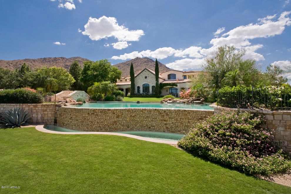 Classic French Country - Pool - Phoenix - by Cal Christiansen & Company ...