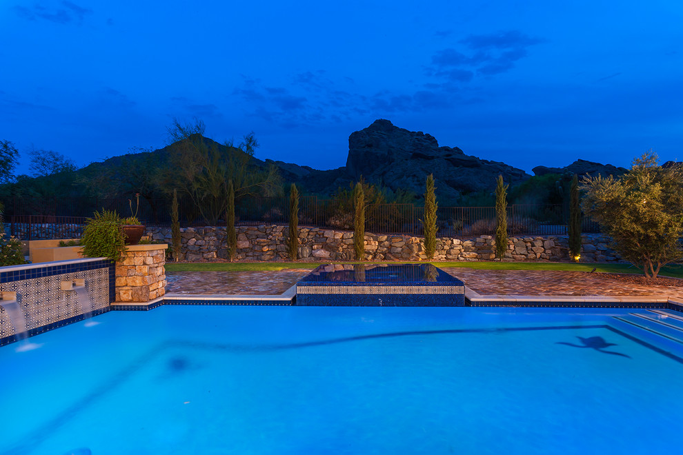 Client: Red Rock Construction Pools & Spas - Contemporary - Pool ...