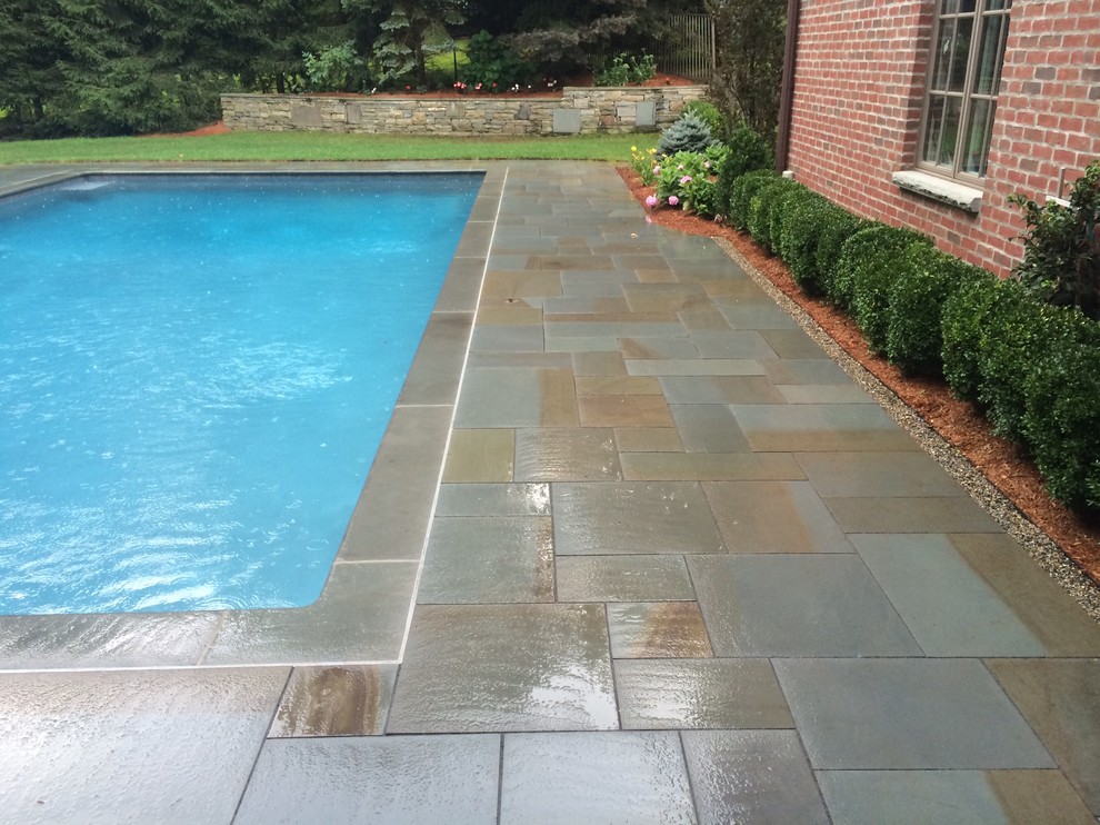 Closter Pool - Contemporary - Pool - New York - by Mufson Landscape ...
