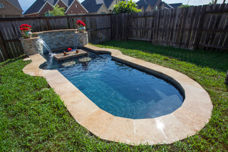 Cocktail Pool- Richmond, TX - Modern - Pool - Houston - by Richard's Total Backyard Solutions ...
