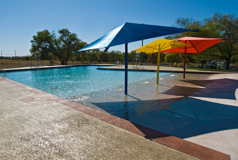 Community Pools - Modern - Pool - Austin - by Blue Haven Pools of ...