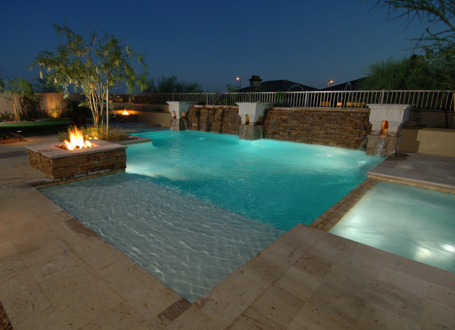 Complete Backyards - Modern - Pool - Phoenix - by Creative Environments ...