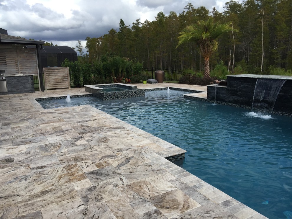 Completed Pools - Contemporary - Pool - Orlando - by Bluescape Pools ...
