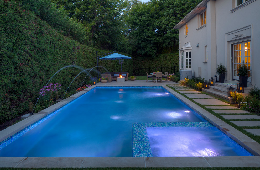 Concrete Pool and Spa - Markham - Contemporary - Pool - Toronto - by ...
