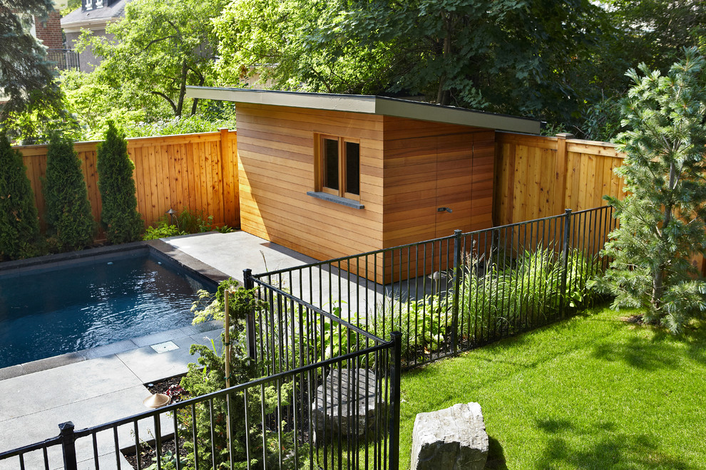 Concrete Pool and Spa - North York - Contemporary - Pool - Toronto - by ...