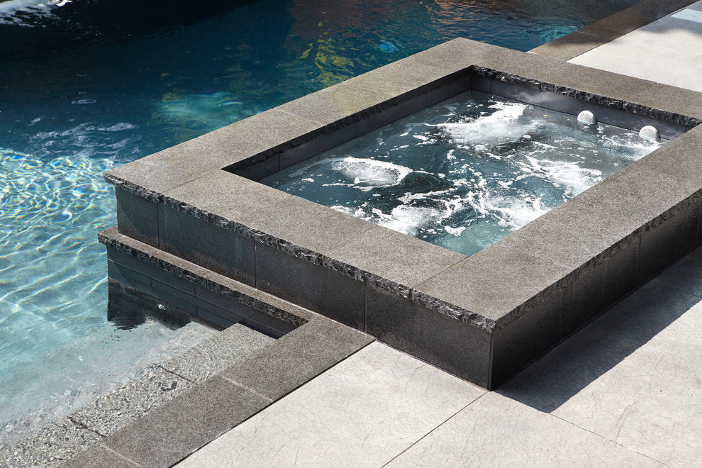 Concrete Pool and Spa - North York - Contemporary - Pool - Toronto - by ...