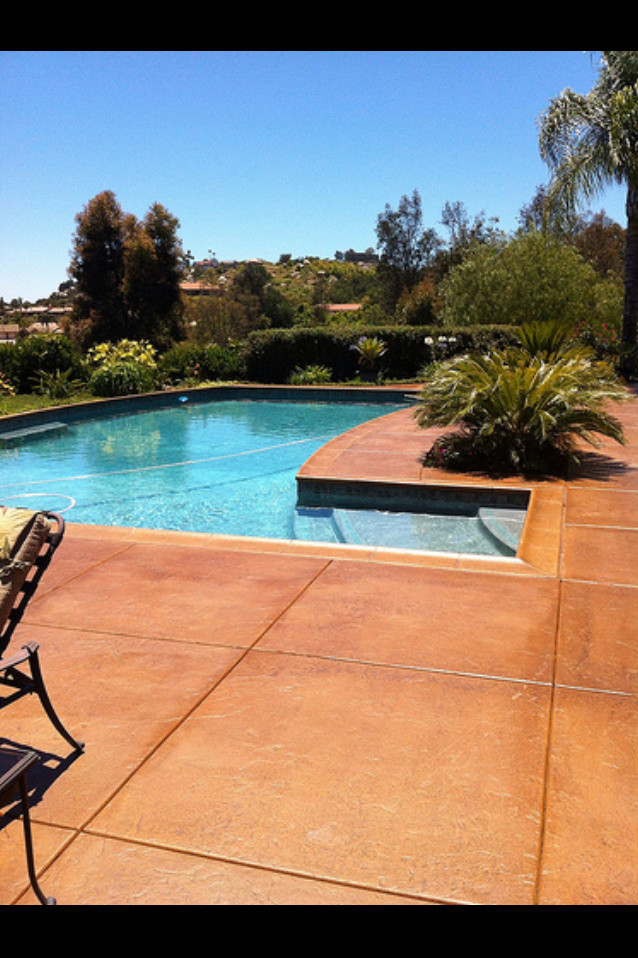 Concrete Resurfacing Project 2 - Transitional - Pool - Orange County ...
