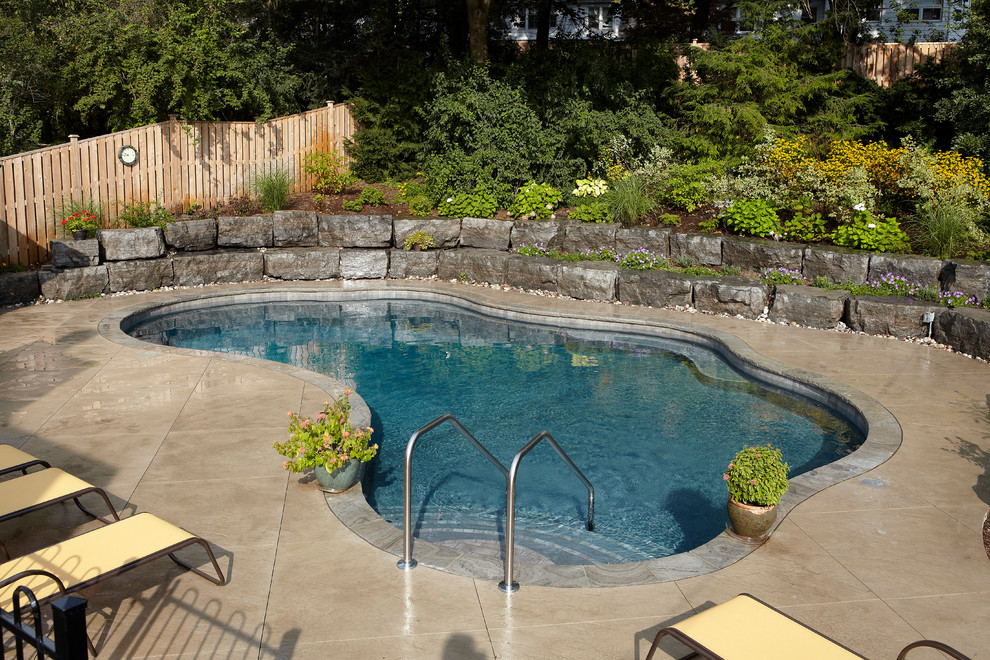 Concrete Swimming Pool - Etobicoke - Rustic - Pool - Toronto - by Solda ...