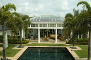Conservatory Pool Pavilion - Traditional - Pool - Miami - by Town and ...