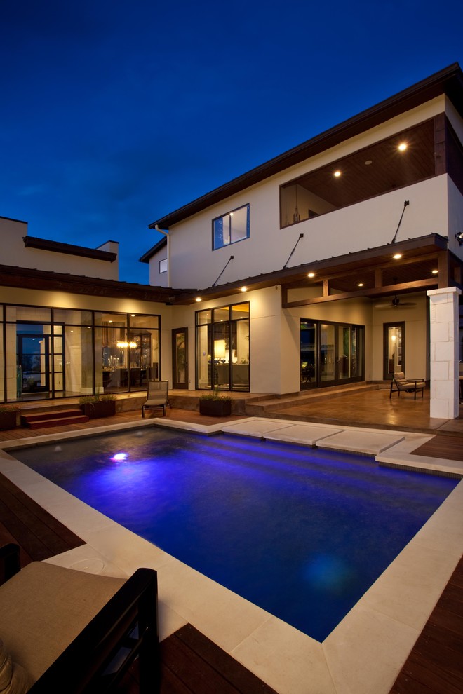 Contemporary Cocktail Pool - Contemporary - Pool - Austin - by Artesian ...