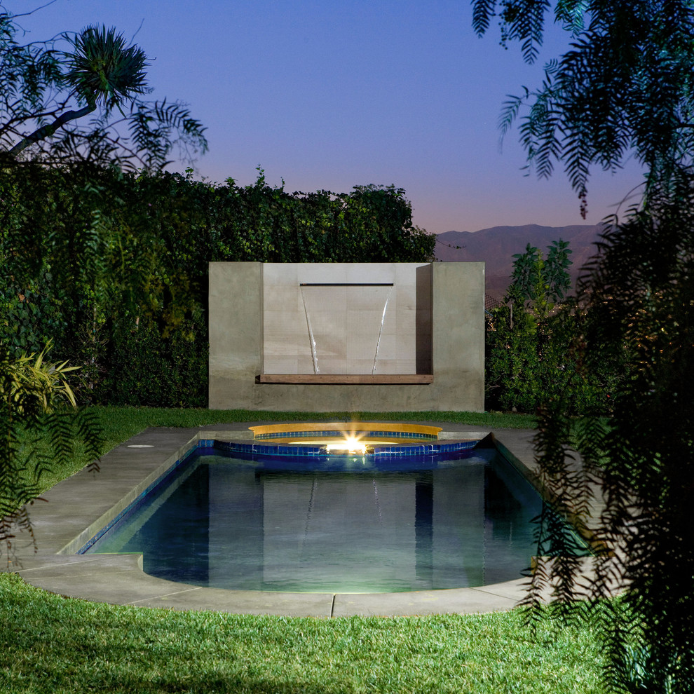 Contemporary Living in Hollywood Hills - Contemporary - Pool - Los ...